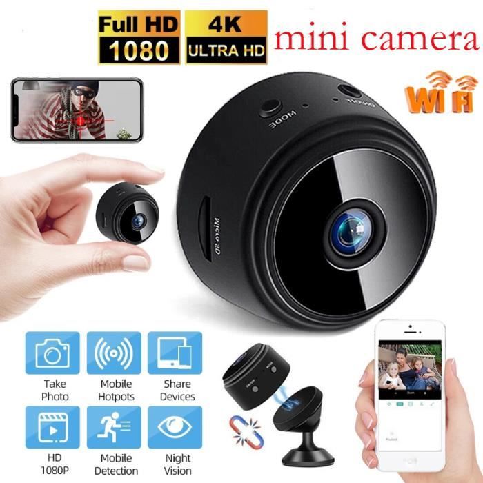 Caméra miniature,Mini caméra de surveillance A9 IP wifi HD 1080P ...