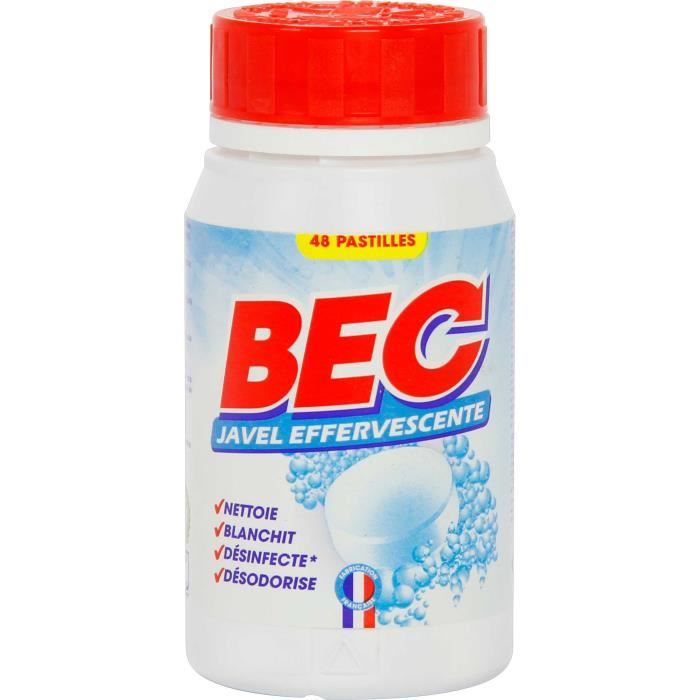 Pastille eau de javel Bec - 48 pastilles - Cdiscount Au quotidien