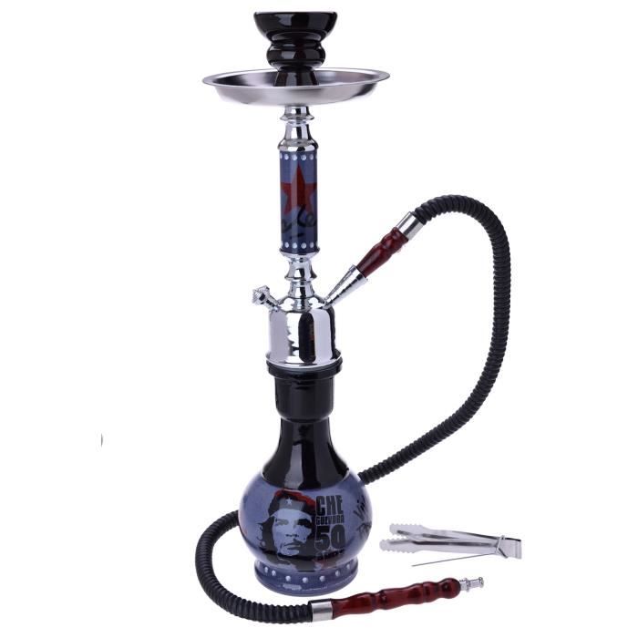 Chicha Che Guevara - Narguilé - Hookah - 45 cm - Inox et Verre - Multi ...