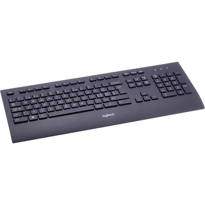 K280e Pro Clavier Filaire, Clavier QWERTZ Suisse - Noir A77 - Cdiscount ...