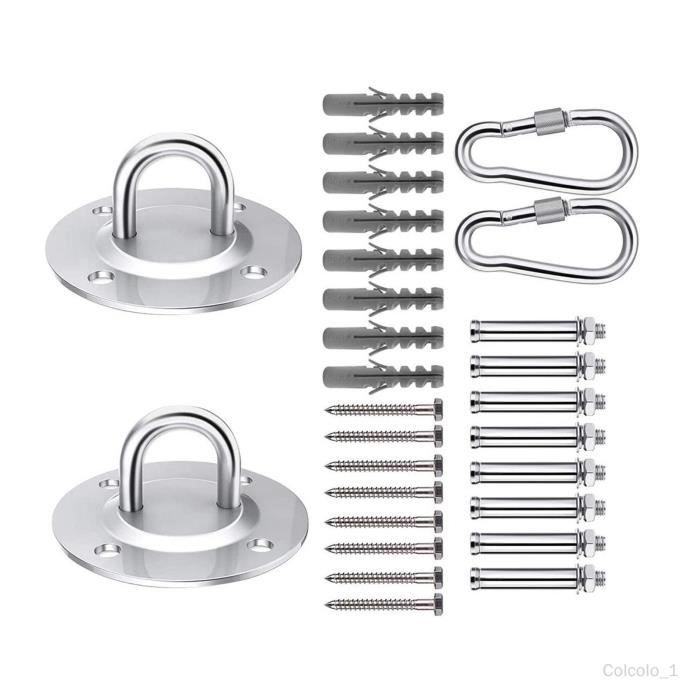 Hamac suspendu boucle robuste équipement Base crochets en acier ...