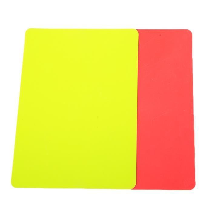 PAI Cartons Arbitre Football,Carton Rouge et Jaune Foot CQ003 - Cdiscount