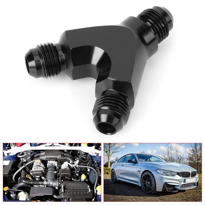 Dioche Raccord 3 voies 3-Way Adapter, Aluminum Alloy AN6 6AN Male to 2X AN6 6AN Male 3-Way ...