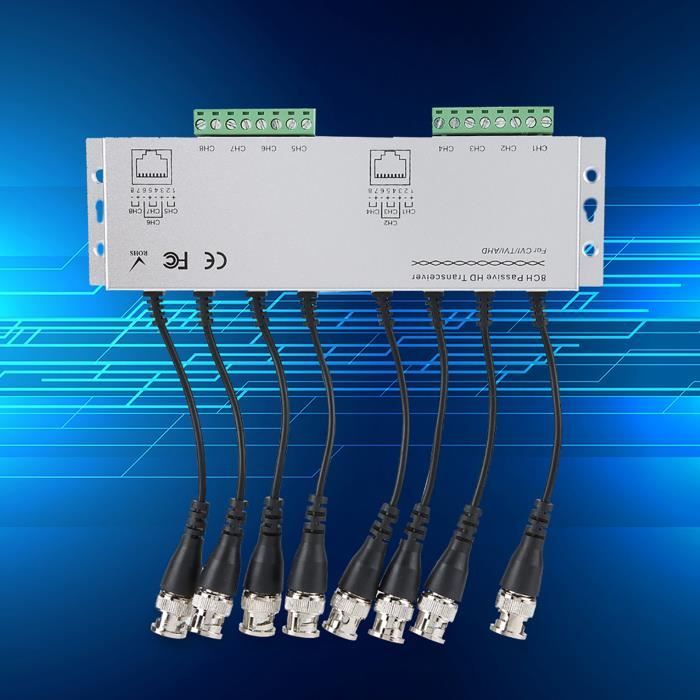 Balun Vidéo Passif Balun Vidéo, Convertisseur De Câble De Diaphonie ...