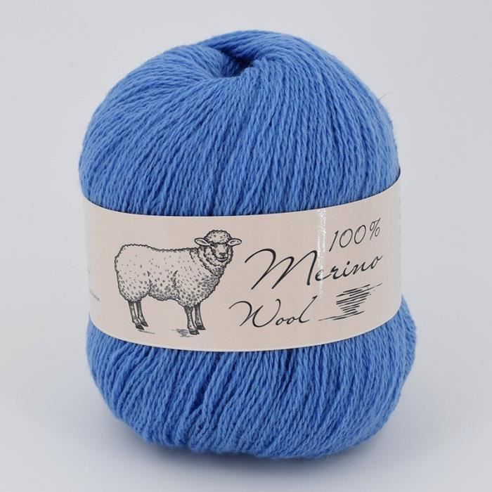 Fil de laine 100 pour tricot à la main laine mérinos moyen fin doux ...