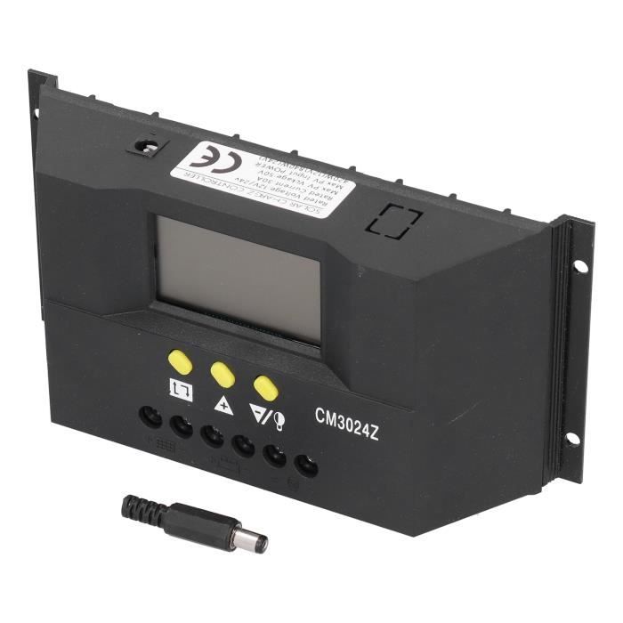 Contrôleur Solaire Intelligent PWM (30A) Contrôleur De Charge Solaire FR - Cdiscount Bricolage