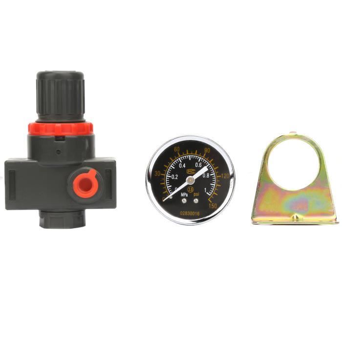 HURRISE soupape de réduction de pression Régulateur de pression réglable du compresseur de ...