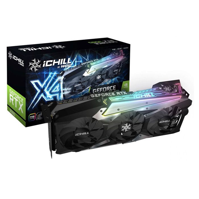 INNO3D GeForce RTX 3080 ICHILL X4 LHR - 10 Go GDDR6X - HDMI/Tri ...