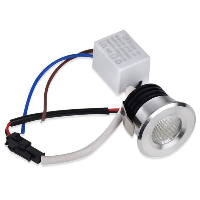 Plafonnier LED intégré Spotlight Cabinet Vitrine Projecteur miniature ...