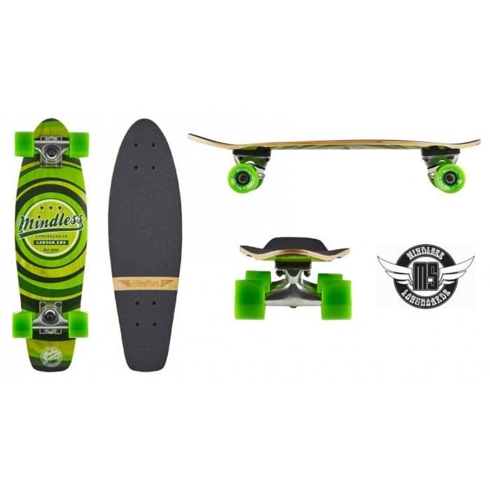 Skateboard - MINDLESS - Cruiserboard Daily Stained II Vert - Glisse ...