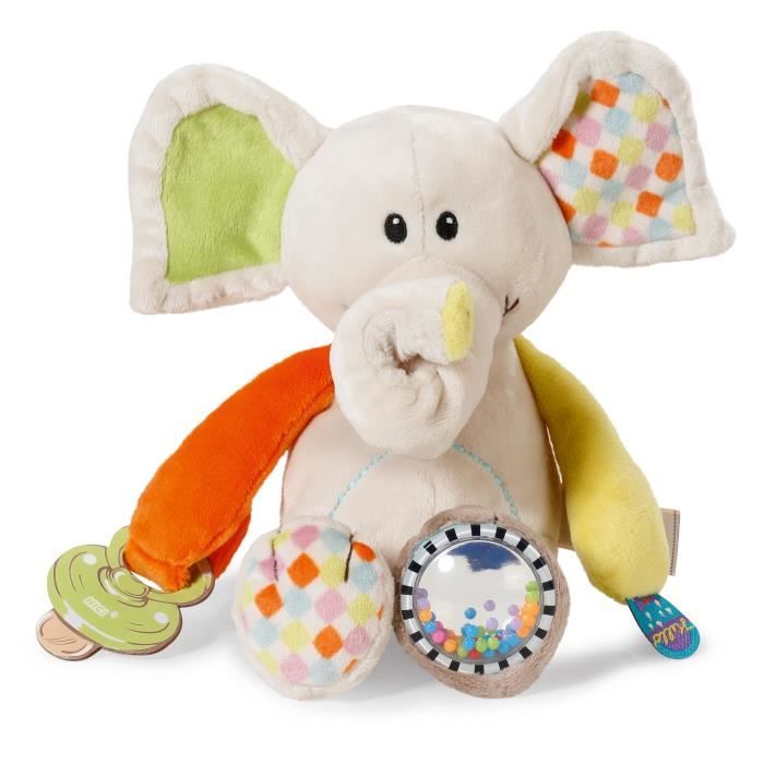 Peluche - Nici - Elephant Dundi - 25 x 14 x 10 cm - Beige - Mixte - 3 ...