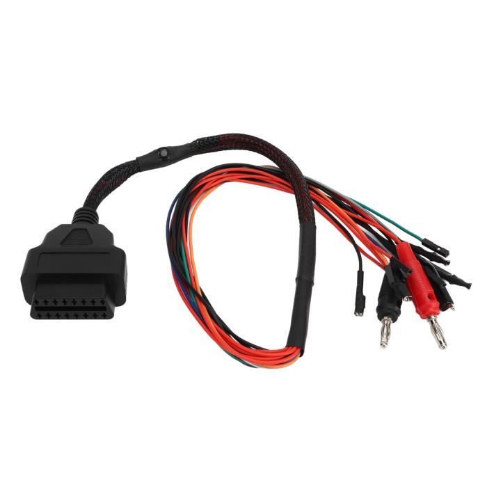 Qqmora Câble Tricore OBD2 Câble Tricore de dérivation OBD2 12V 16 ...