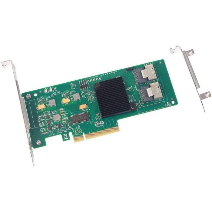 Lsi Sas 9211-8I Carte Contrôleur Raid, Pci Express X8 Lsi Sas2008, 8 ...