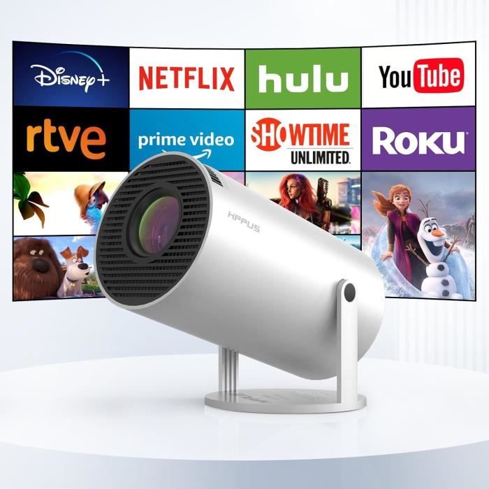 Android 11.0 Mini Videoprojecteur 4K, Retroprojecteur Portable Wifi 5G ...