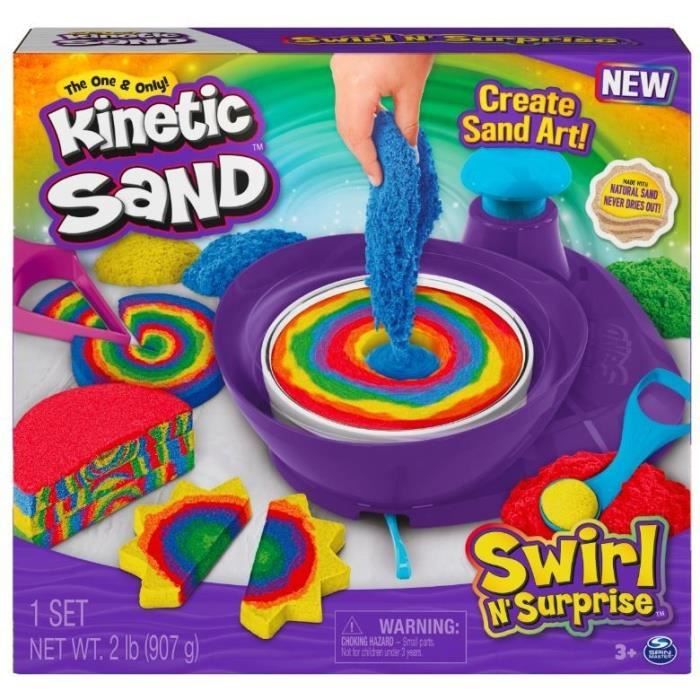 Spin Master Kinetic Sand - Twisted colours - 0778988380048 - Cdiscount ...