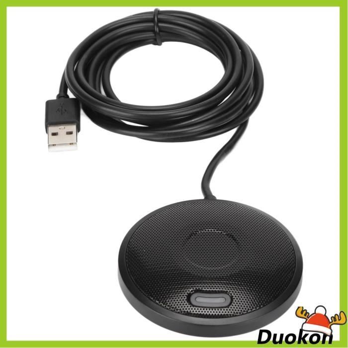 Microphone USB - T BEST - 360° - Omnidirectionnel - Plug and Play ...
