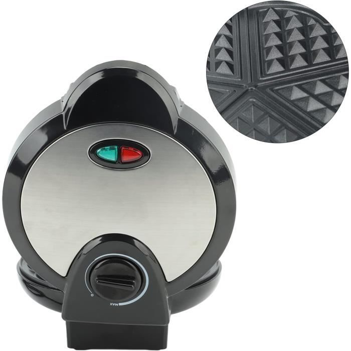 Mini Gaufrier Machine, Boîtier En Acier Inoxydable Gaufrier Empêche Le ...