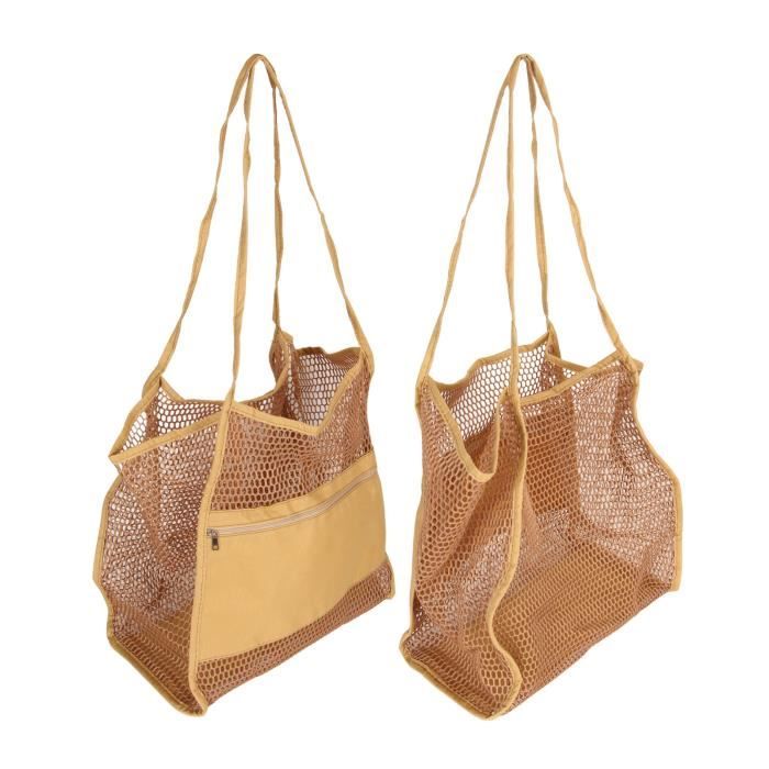 CHE Sac en filet pour femmes ( ) Sac De Plage En Filet Sac à ...