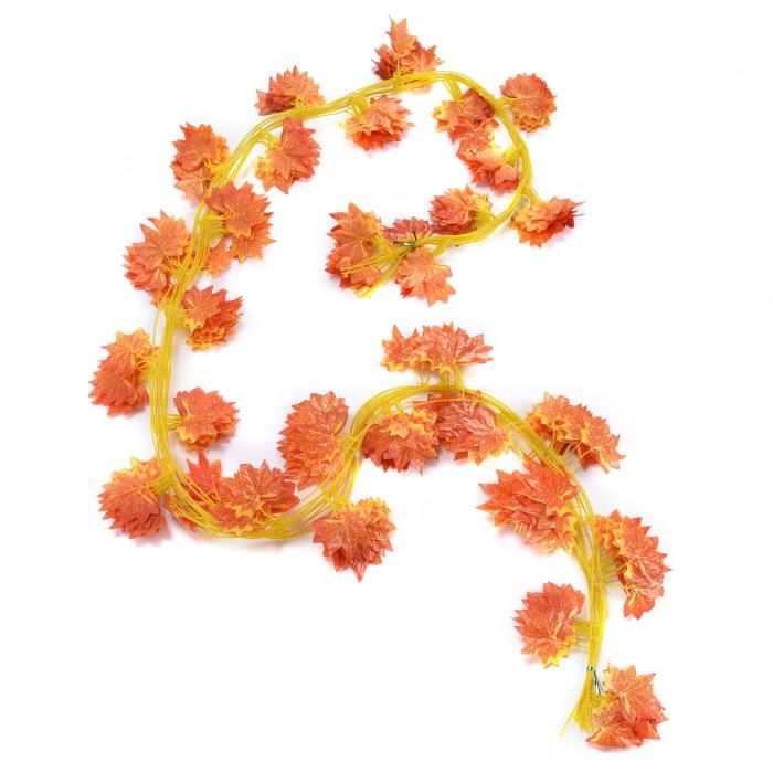 YUM Simulation feuille d'érable feuille de rotin plante verte ...