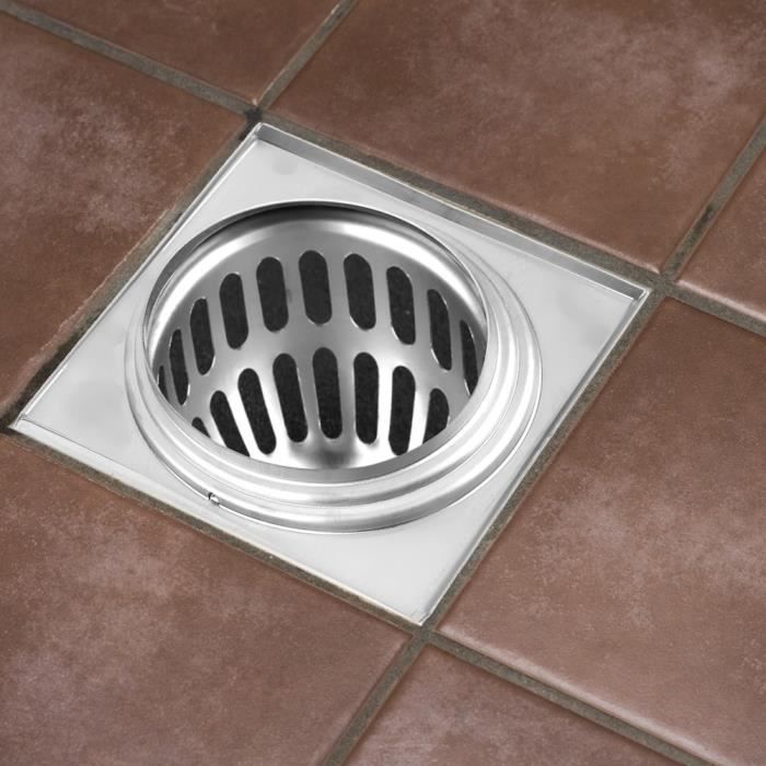Drain de plancher en acier inoxydable pour balcon et douche - VVIKIZY ...