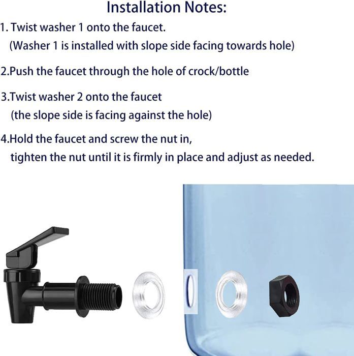 Robinet deau en plastique sans BPA robinet deau de remplacement de ...