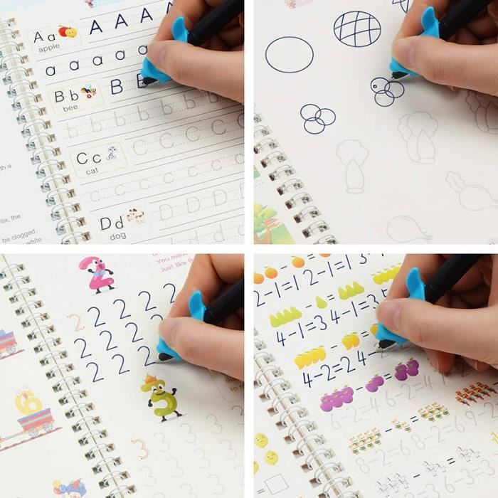 Cahier De Copie Réutilisable Pour Calligraphie, Avec Rainure 3d ...