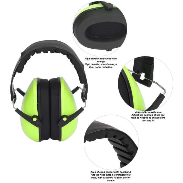 Cache-oreilles de protection auditive OMABETA - Casque antibruit NRR ...