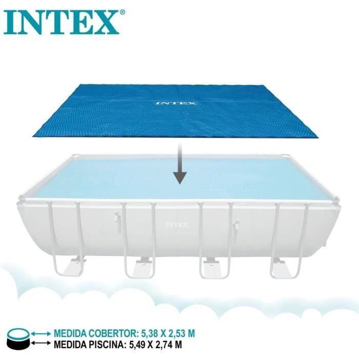 Intex Bâche Solaire rectangulaire pour Ultra Frame - 549 x 274 cm ...