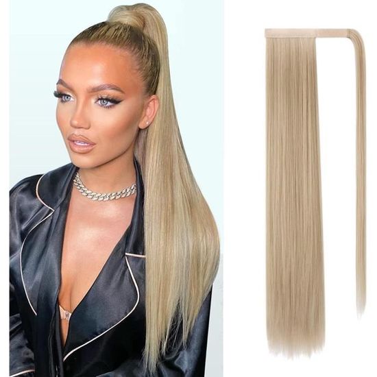 Extensions De Cheveux Synthétiques Longs Et Lisses, 70 Cm, Pour Femme ...