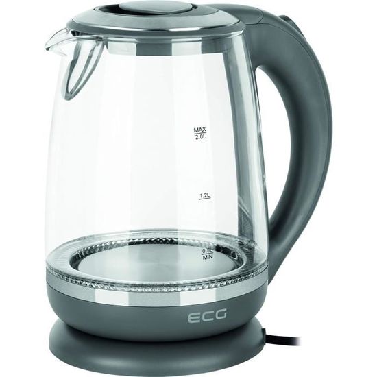 Rk 2020 Bouilloire Électrique En Verre, Gris[n565] - Cdiscount ...