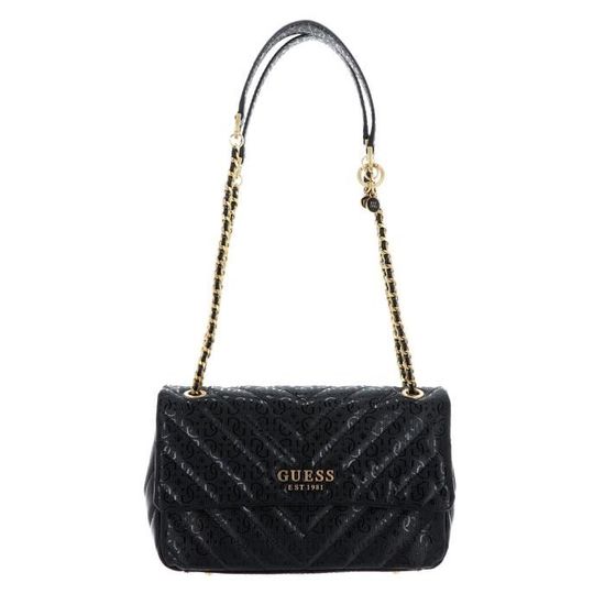 GUESS Jania Convertible Crossbody Bag Black [247051] - sac à épaule ...