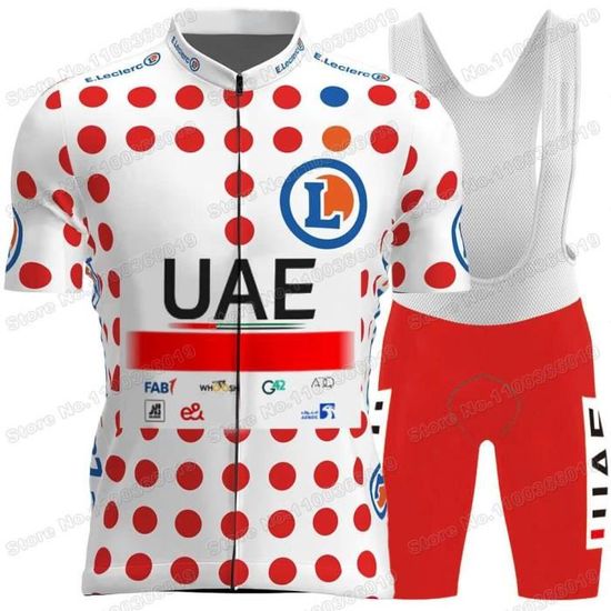 Ensemble de maillot de cyclisme UAE Team 2024 pour hommes, champion du monde, Slovénie, Tadej ...
