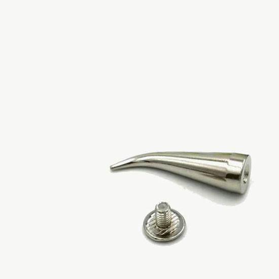 VISSEUSE - DEVISSEUSE,Silver-34mm--Goujons en laiton à longue courbe ...