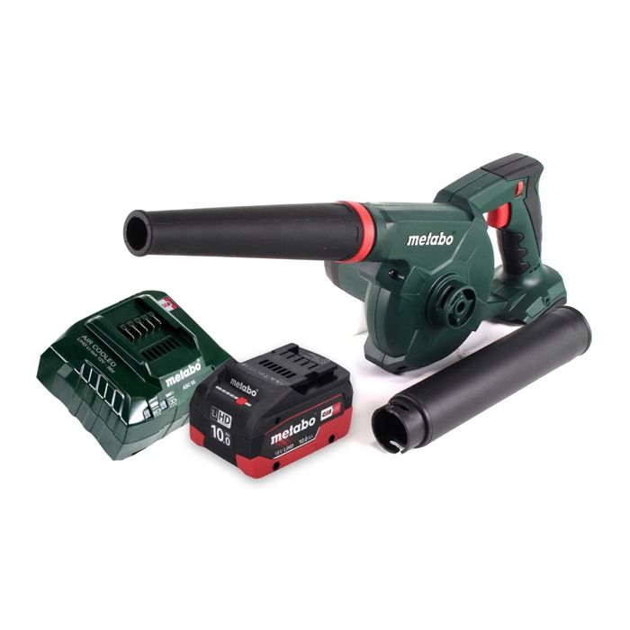 Metabo AG 18 Souffleur sans fil 18 V + 1x Batterie 10,0 Ah + Chargeur ...