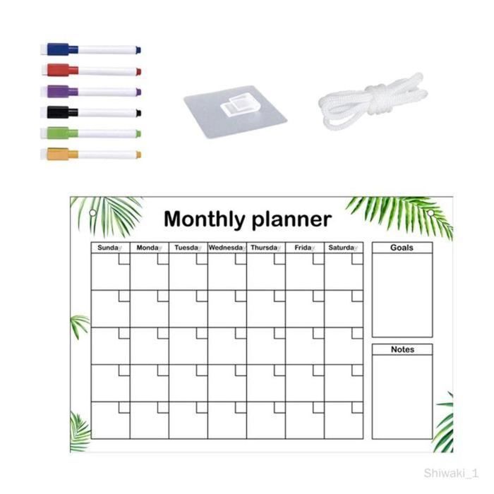 MEMO - ARDOISE MURALE Tableau effaçable à acrylique tableau de ...