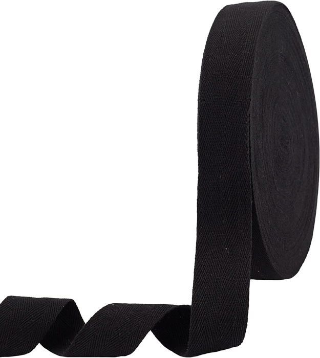 45m / Rouleau de Sangles de Coton à Chevrons, 35mm Large Bande de Coton ...