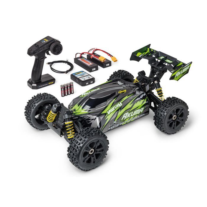 Buggy télécommandé tout-terrain - Carson - 1:8 Akuma - 4WD - 70 km/h ...