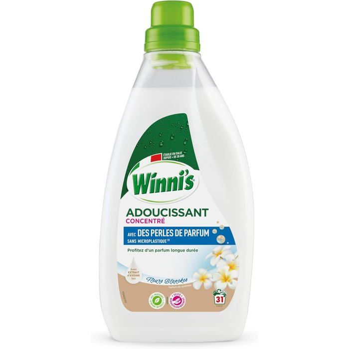 Adoucissant Bouteille Fleurs Blanches 775ml 31 lavages (Lot de 5 ...