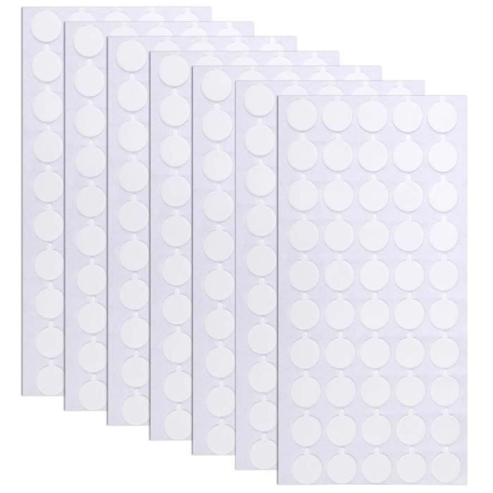 Lot De 350 Pastilles Adhésives Double Face Transparentes Et Amovibles ...