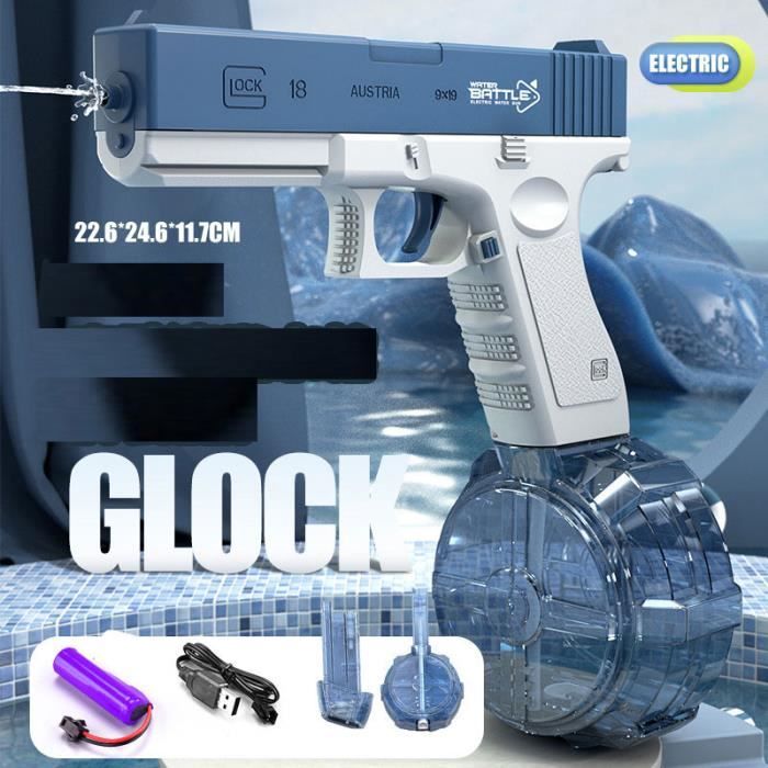Jouet de plage,Glock-Pistolet à eau électrique pour enfants,jouet de tir,entièrement automatique ...