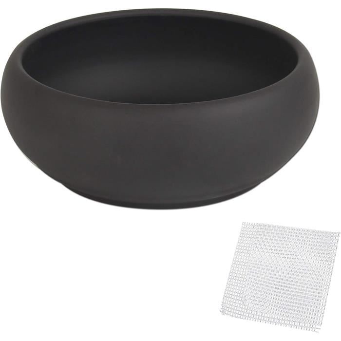Pots Fleurs Extérieur Grès émaillé EPFamily Pot De Fleurs Rond En ...
