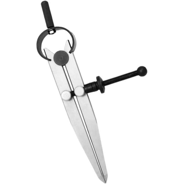 AJW-Compas en Cuir Réglable Réglable Réglage Aile Steel Compas Convient ...