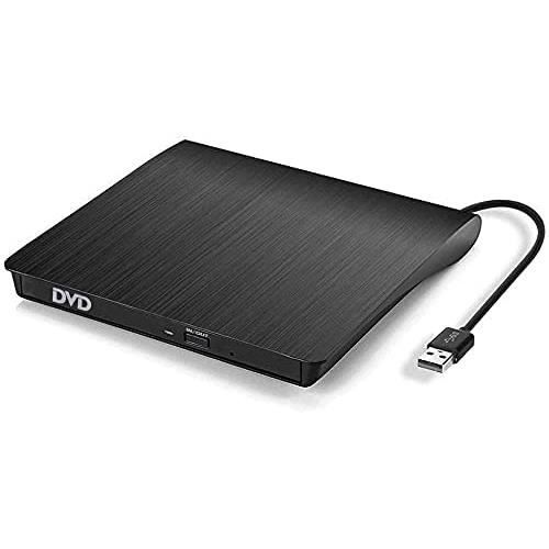 Lecteur DVD Externe,Ellolife USB 3.0 Graveur DVD CD Externe ...
