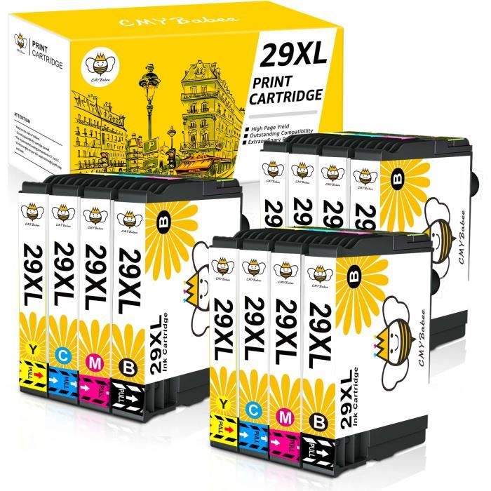 CMYBABEE 29XL 12 Cartouche d'encre Compatibles pour Epson 29-29XL pour ... CMYBABEE 29XL 12 Cartouche d'encre Compatibles pour Epson 29-29XL pour ...