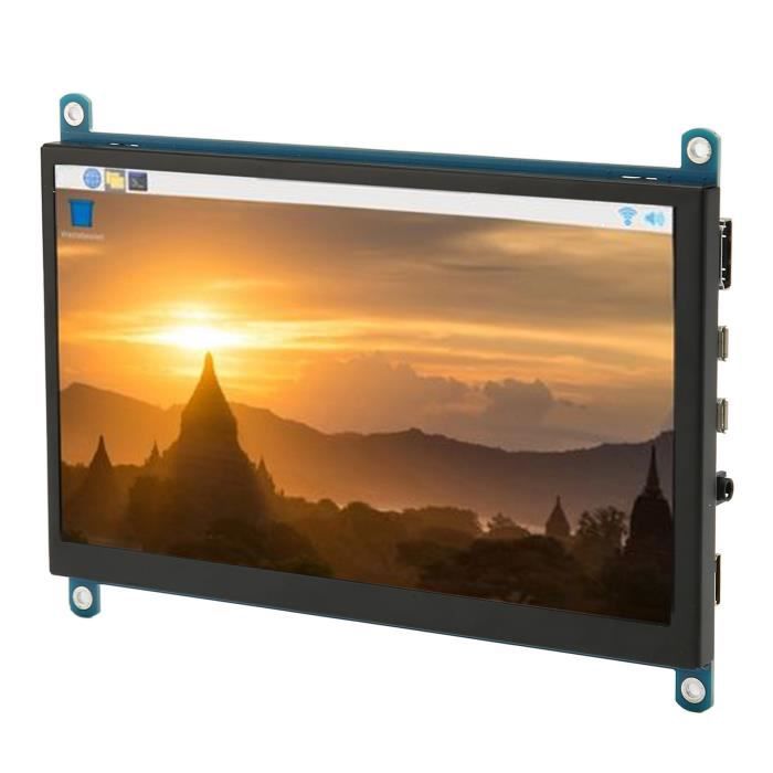 Moniteur Tactile - HURRISE - 7 pouces - IPS 1024x600 - Compatible ...