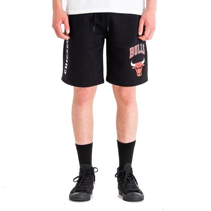 Short New Era NBA LOGO STACK SHORT CHICAGO BULLS - Ref. 11860104 Noir ...