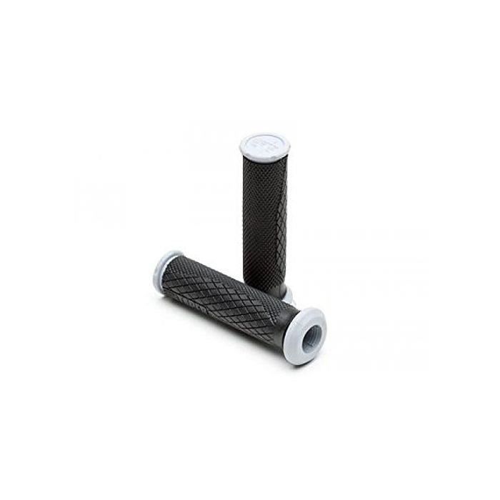 PRO TAPER - Poignées De Guidon Quad Double Densité Full Diamond Gris ...