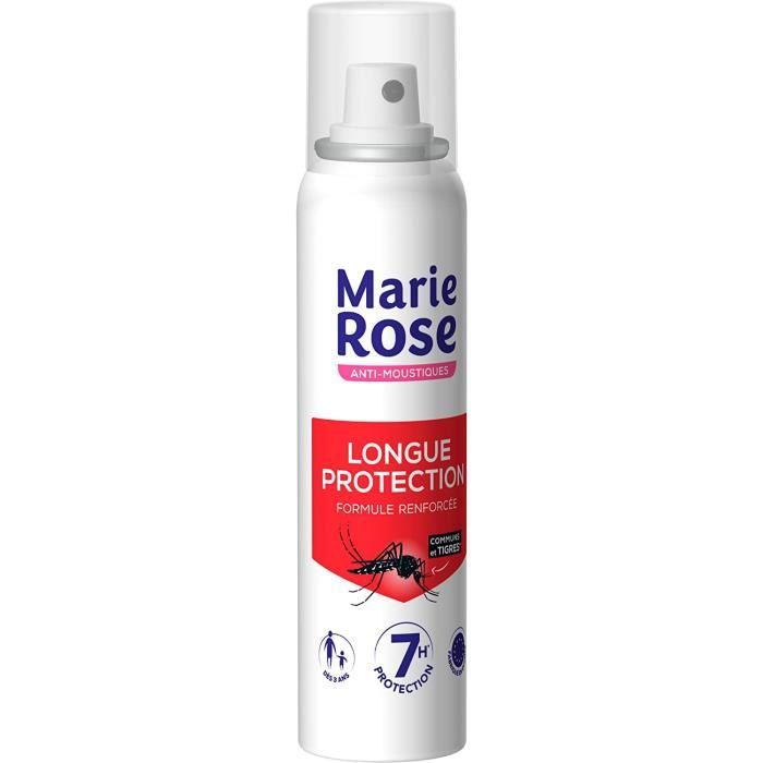 MARIE ROSE - Anti-moustiques Longue Durée - 100ml - SPRAY - Protection ...