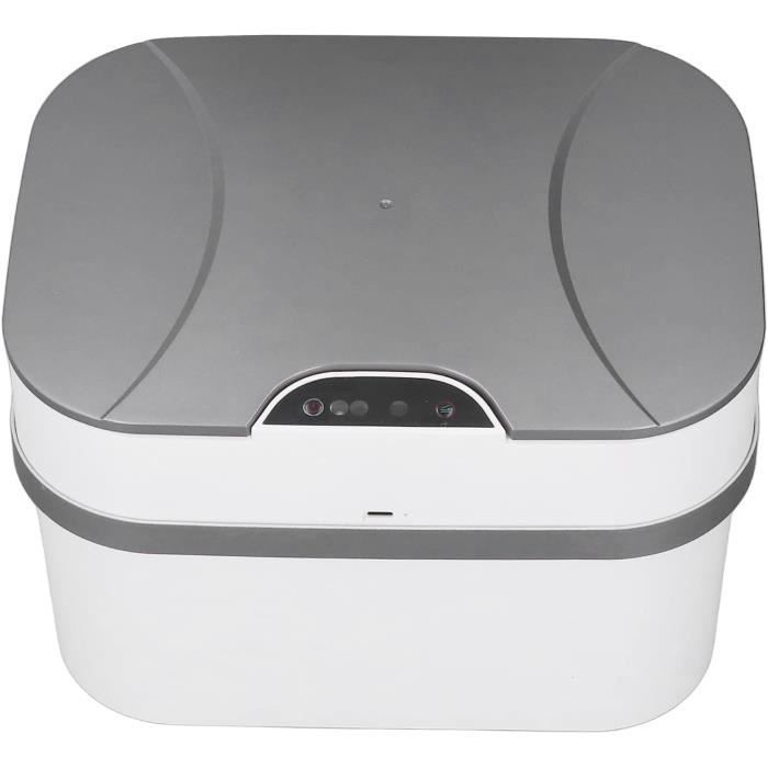 Poubelle Automatique, Poubelle Muette À Induction Intelligente Pliable ...