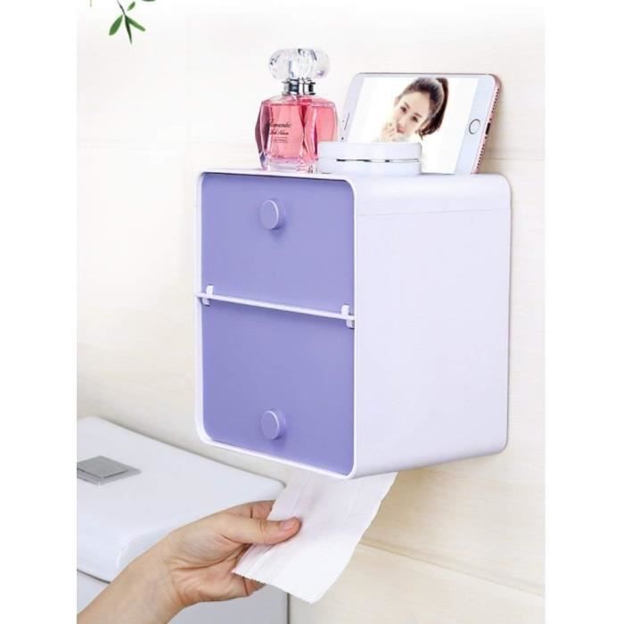 Ltdz Porte-Papier Toilette Boîte À Mouchoirs Murale Rack De Poinçonnage ...